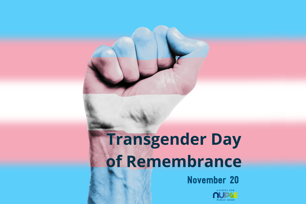 Transgender Day of Remembrance 2025 - NUPGE